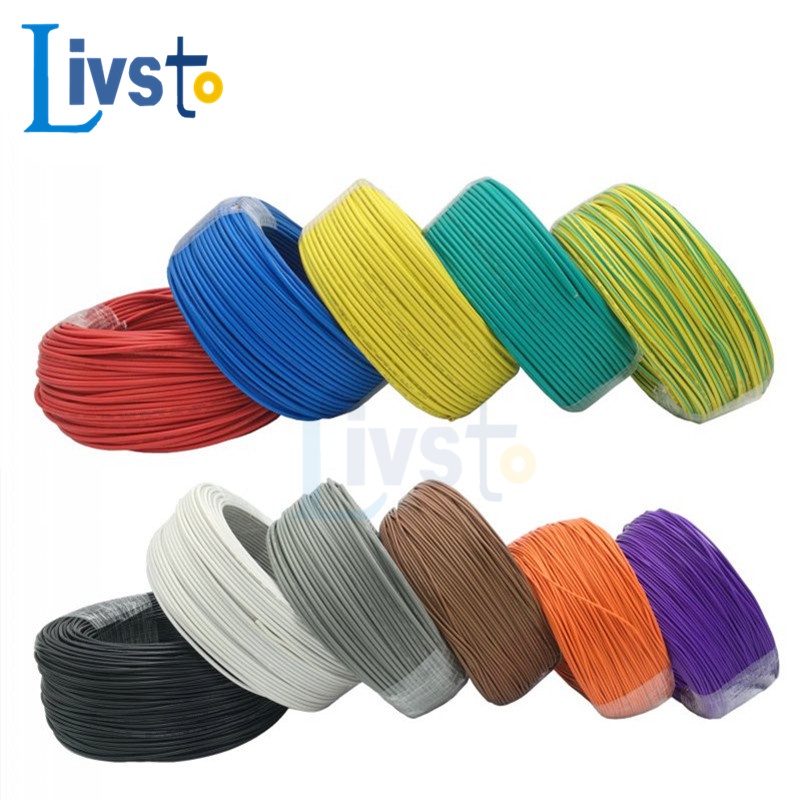 5m 0.5mm/0.75mm/1.0mm/1.5mm RV Copper Wire PVC Electrical Extension ...