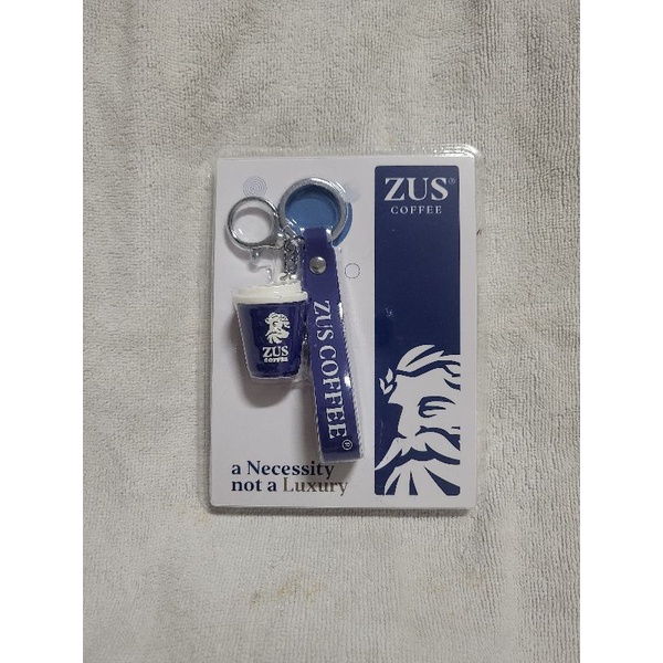 Authentic Zus Coffee Limited Edition Bag Charms / Keychain - Blue ...