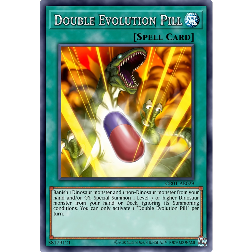 [Mengyou Card] Yu-Gi-Oh CR01-AE029 (R) Double Evolution Pill (Ultimate ...