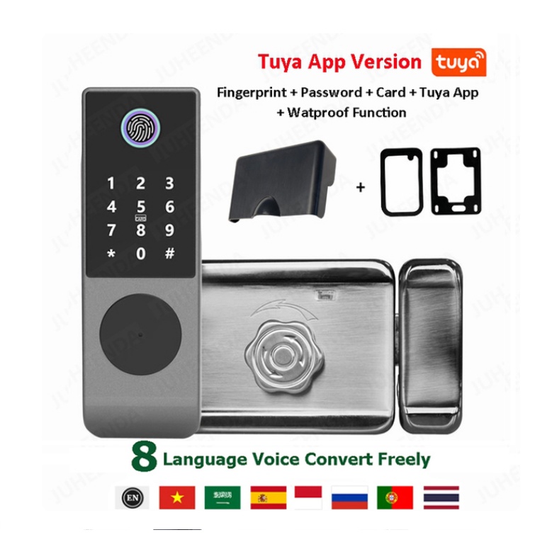 Outdoor Waterproof (Local voice services)Tuya Wifi/TTLOCK Smart Lock ...