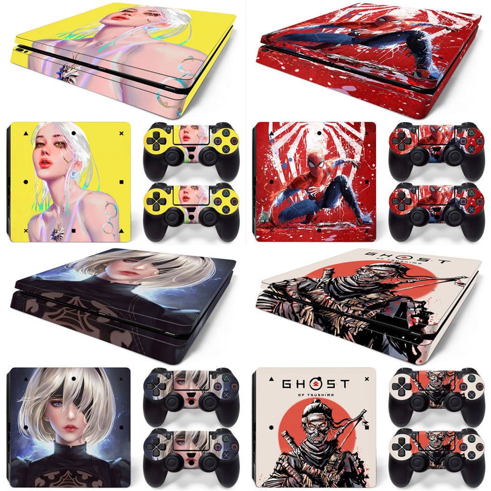 Film Game Console Film ps4 SLIM Pain Console Sticker ps4 Thin Console ...