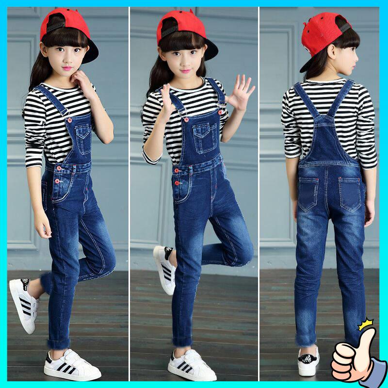 jumper for kids girl Girls' backpack pants, student middle and large ...