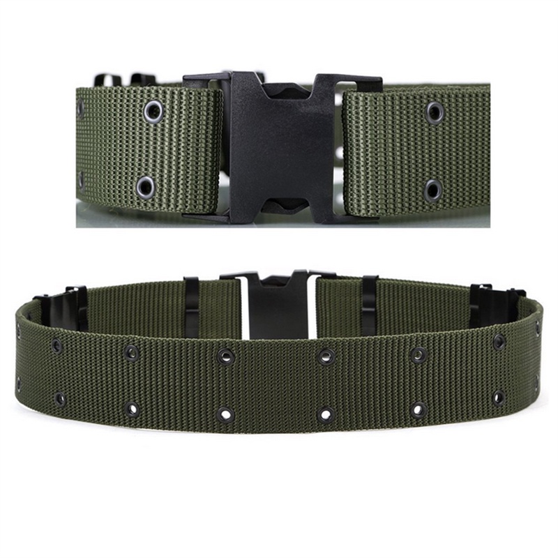 Tactical belt nylon armed belt outdoor multi-functional security outer ...