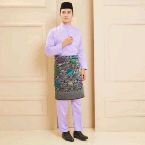 BAJU MELAYU EXCLUSIVE CEKAK MUSANG Pearl Skin raya nikah teal blue ...