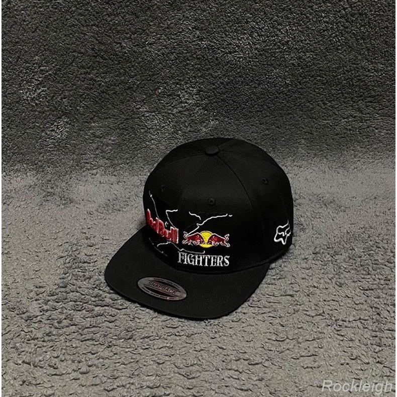 Fox Red Bull Baseball Cap Extreme Sports F1 Fleet Racing Locomotive Hip ...