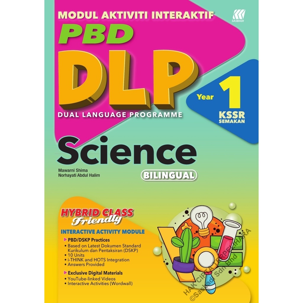Sasbadi 2024: DLP Interactive Module: Science (Bilingual) Year 1 ...