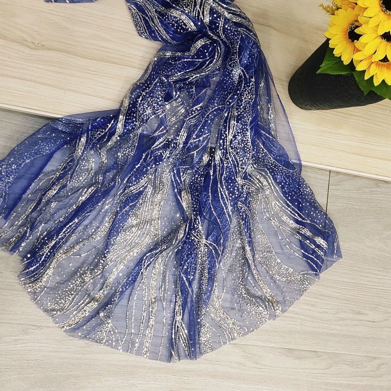 Sequined Gauze Blue Pink Gold Silver White Wedding Ceiling Gauze Stage ...