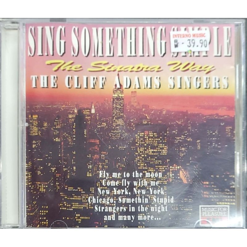 The Cliff Adams Singers - Sing Something Simple : The Sinatra Way (CD ...