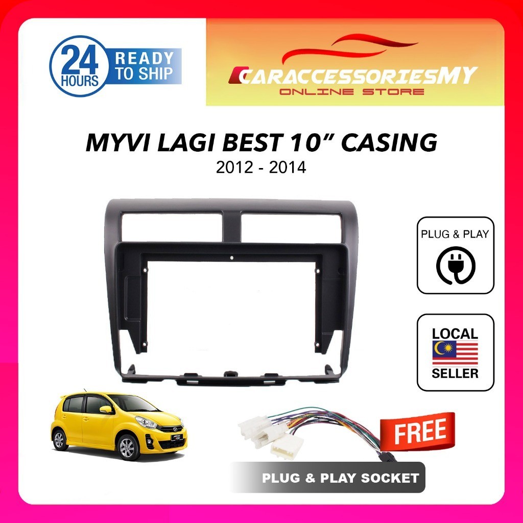 perodua myvi lagi best 2012 to 2014 10 inch car android player casing ...