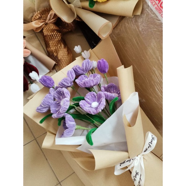 Chenille Stems Flower Bouquet | Shopee Philippines