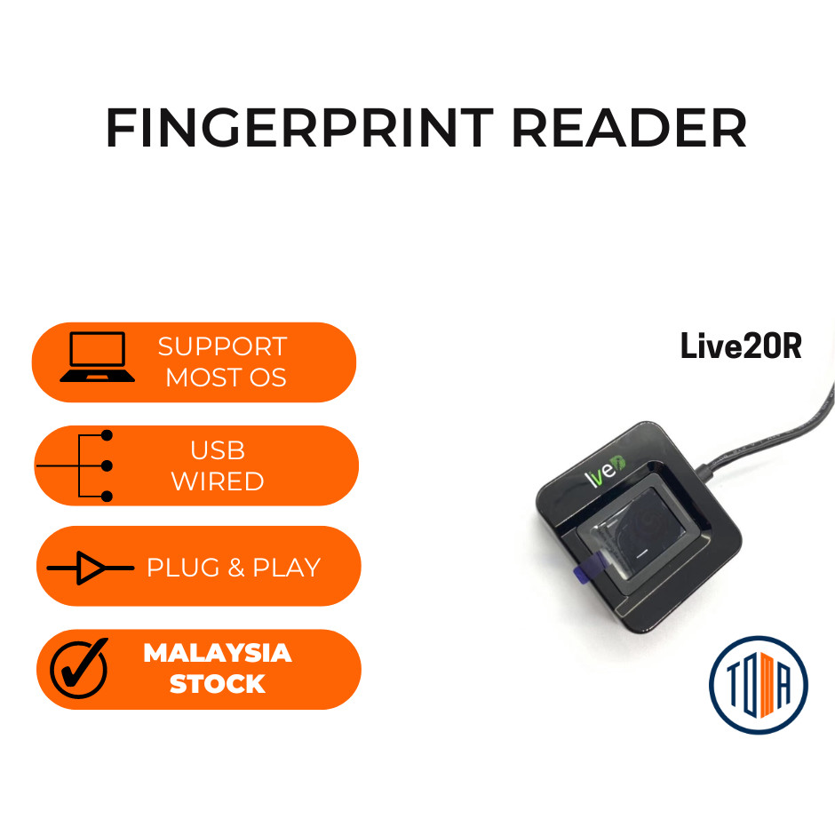 ZKTeco Live20R Fingerprint Reader USB Fingerprint Reader ID Scanner SLK20R MA20R | Shopee ...