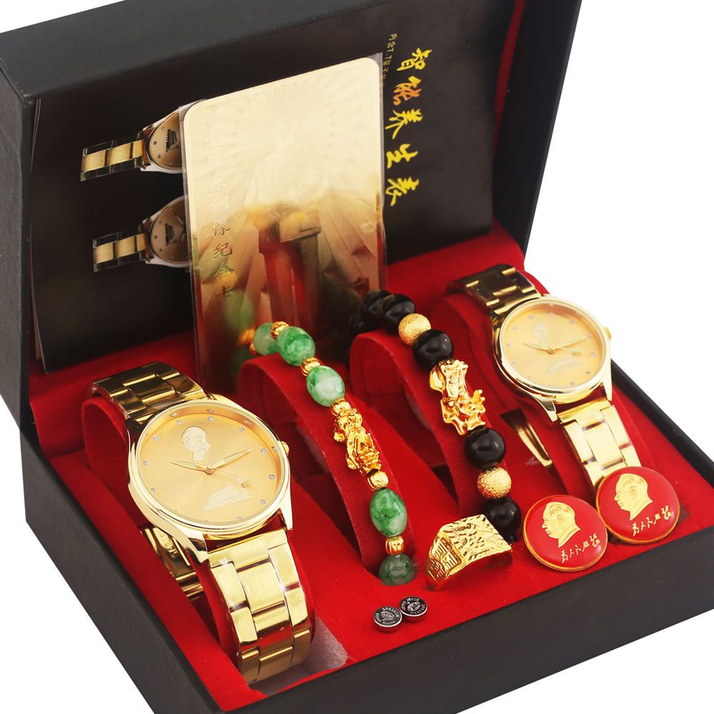 Ready Stock Limited Time Buy Gold Watch Commemorative Watch Couple ...