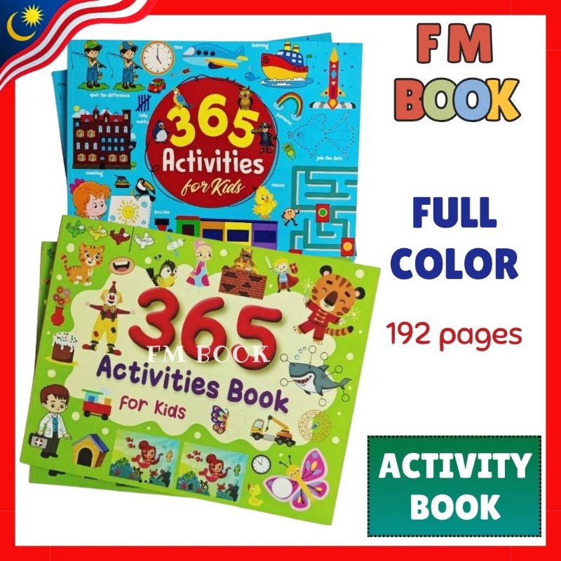 Kids Activity Book - 365 Activities for Kids Kanak Activity Book Game ...