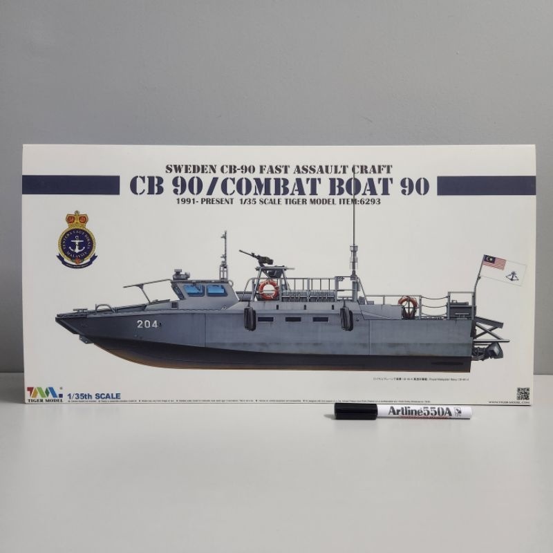 1:35 TIGER MODEL TLDM Royal Malaysian Navy Combat Boat CB-90 6293 ...
