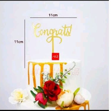 Congratulation cake topper | Shopee Philippines