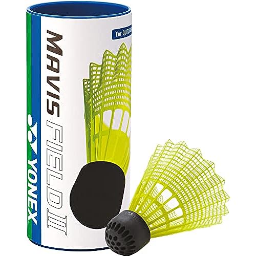 YONEX Badminton Shuttle Outdoor Mavis Field II 3-Pack Yellow 004 MF2CBP ...