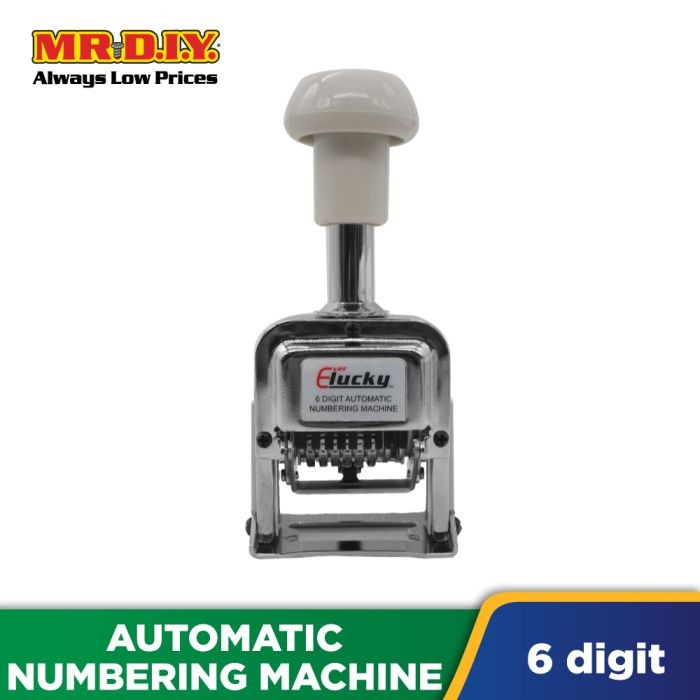 EVERLUCKY Automatic Numbering Machine with Ink (6 digit) | Shopee ...