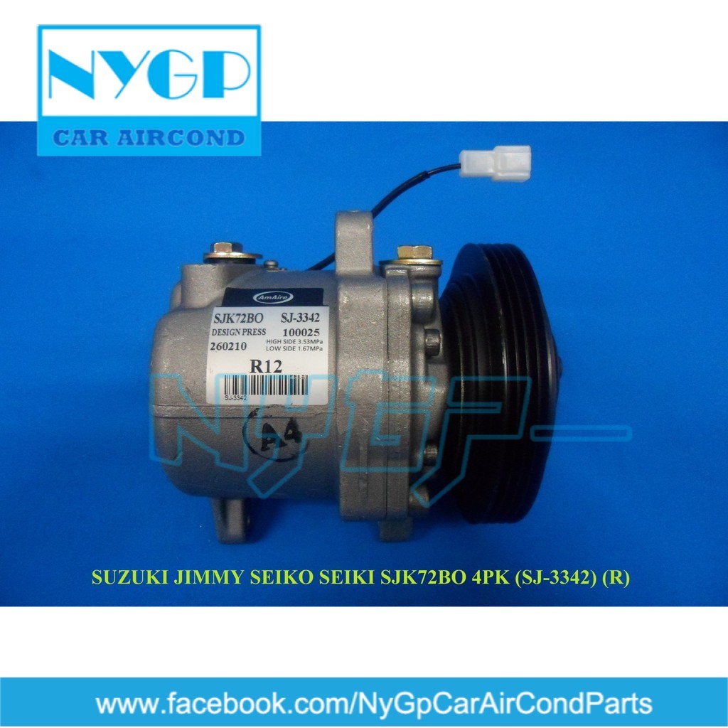 SUZUKI JIMMY SEIKO SEIKI SJK72BO/ZX TO 08E AIRCOND COMPRESSOR | Shopee ...