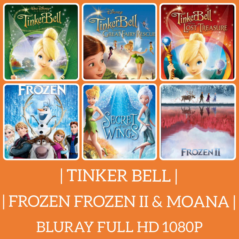 [PENDRIVE KOLEKSI MOVIE] TINKER BELL FROZEN MOANA COLLECTION SUBTITLES ...