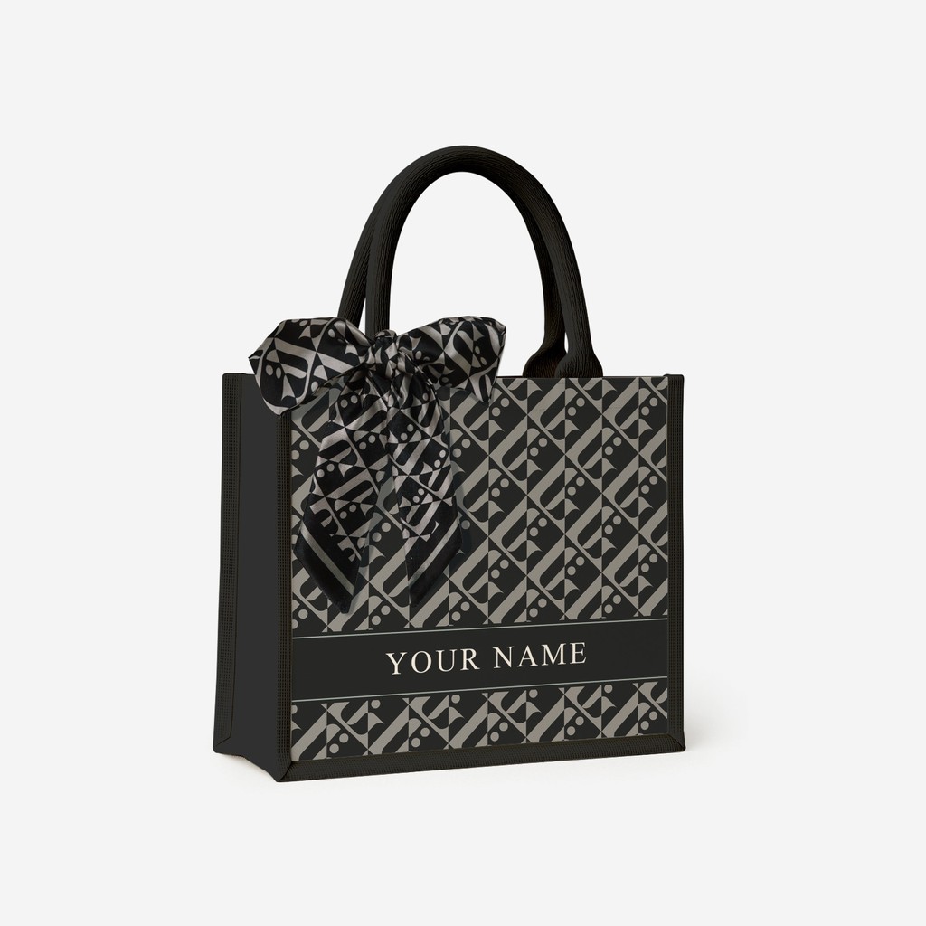 FAMSY Monogram - Tote Bag (With Name Customisation) | Shopee Philippines