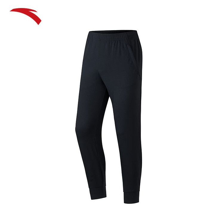 ANTA Men Training Knit Track Pant 1524C7336-1 -Black (Seluar Sukan ...
