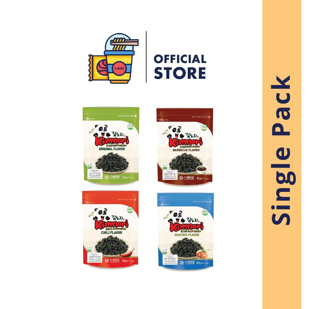 KCK Kimnori Crispy seaweed Flakes - Chili/BBQ/Seafood (40g) | Shopee ...