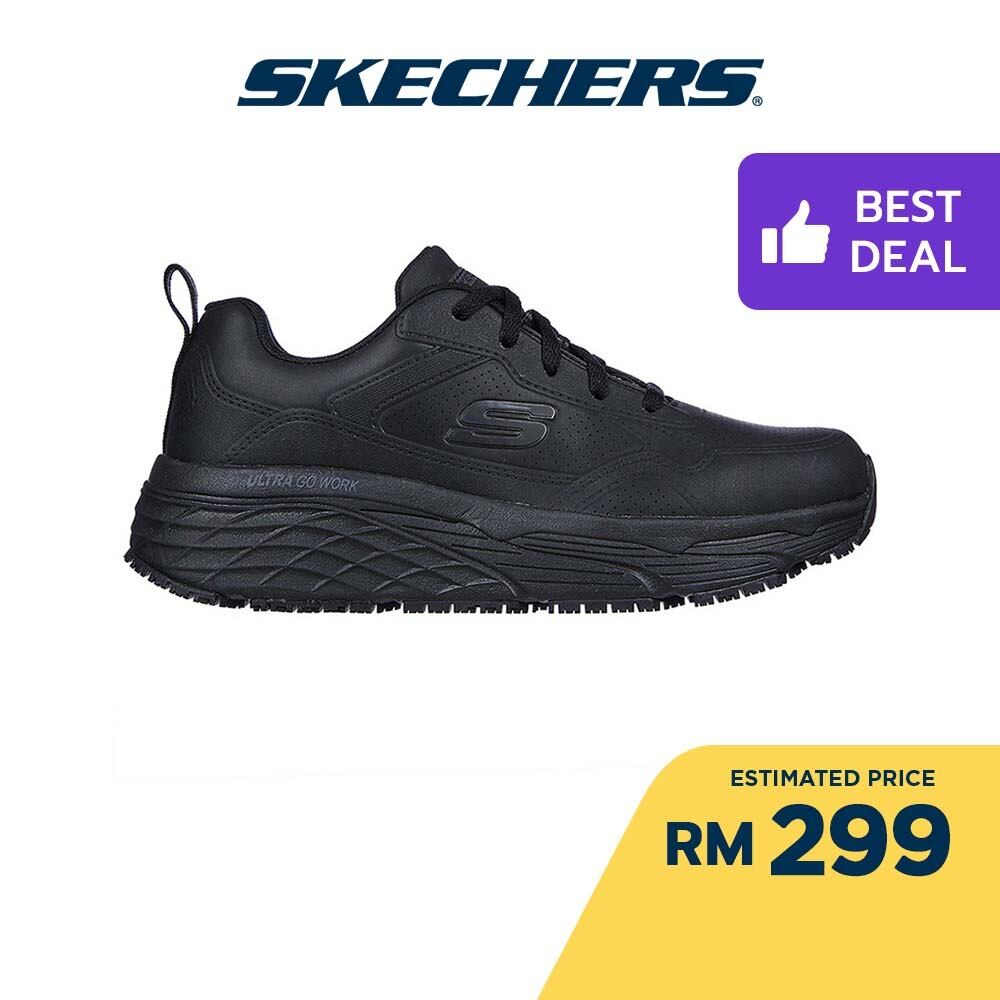 Skechers Women Work Max Cushioning Elite Slip Resistant Fibar Work ...