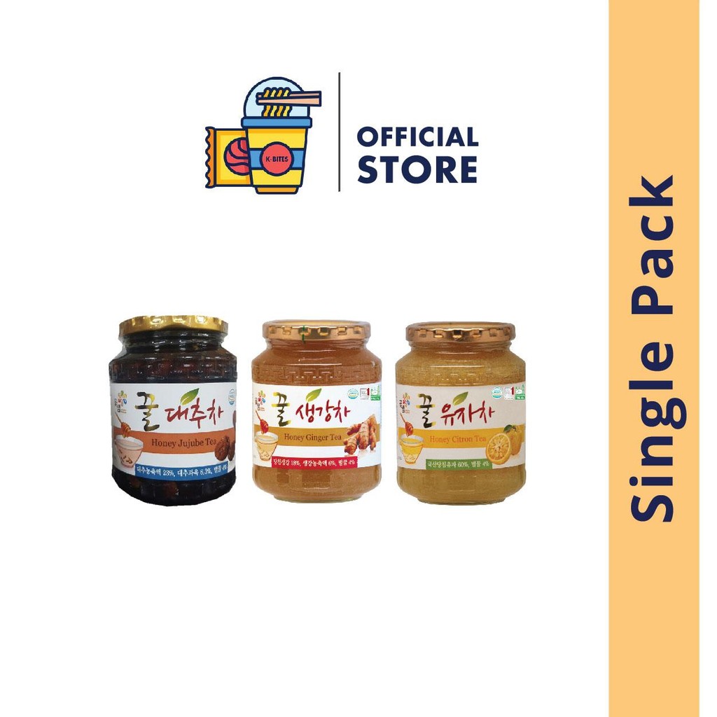 Kkoh Shaem Honey Tea - Ginger/ Jujube/ Citron (580g) | Shopee Philippines