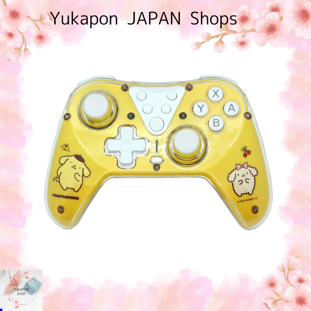 Allone Wireless Controller for Gaming #Unipo Sanrio Characters Pompompurin 15.5×6×10.5cm Switch ...
