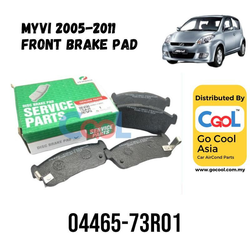 FRONT BRAKE PAD ALTO HA25-(2010-2015)ERVMYVI M300-(2005-2011)PASSO ...