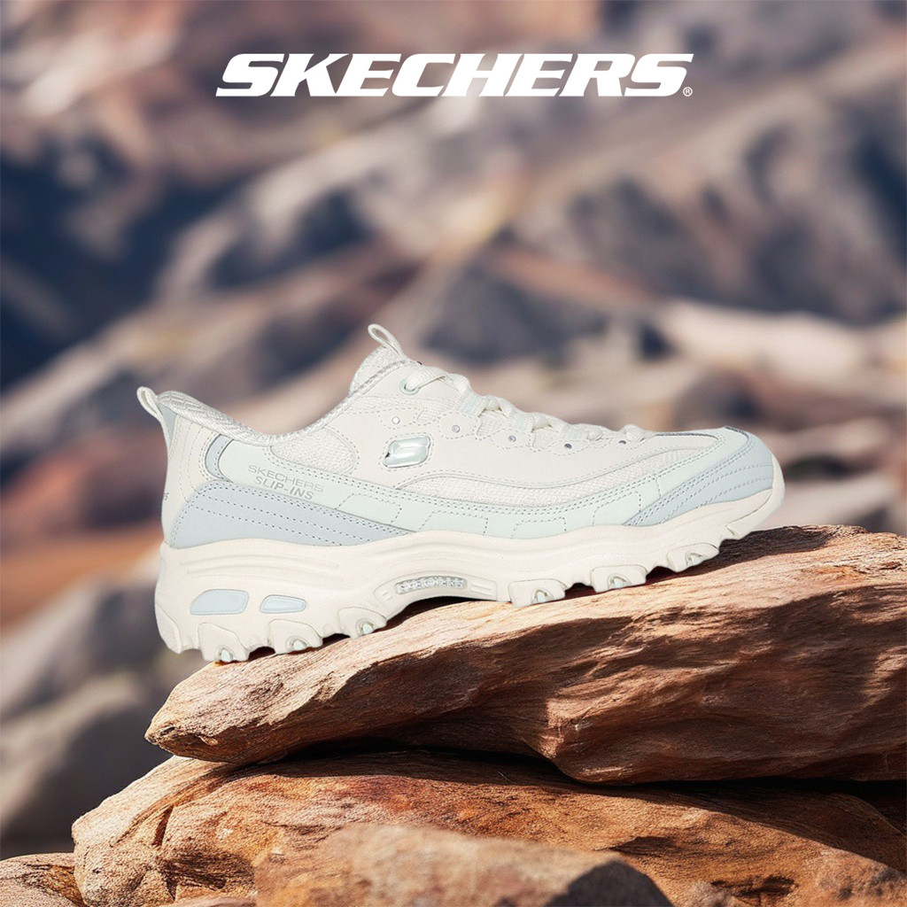 Skechers Online Exclusive Women Slip-Ins D'lites Smooth Nostalgia Shoes ...