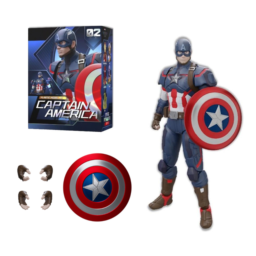 HiPlay Fondjoy 1/12 Infinity Saga Captain America Model Kits | Shopee ...