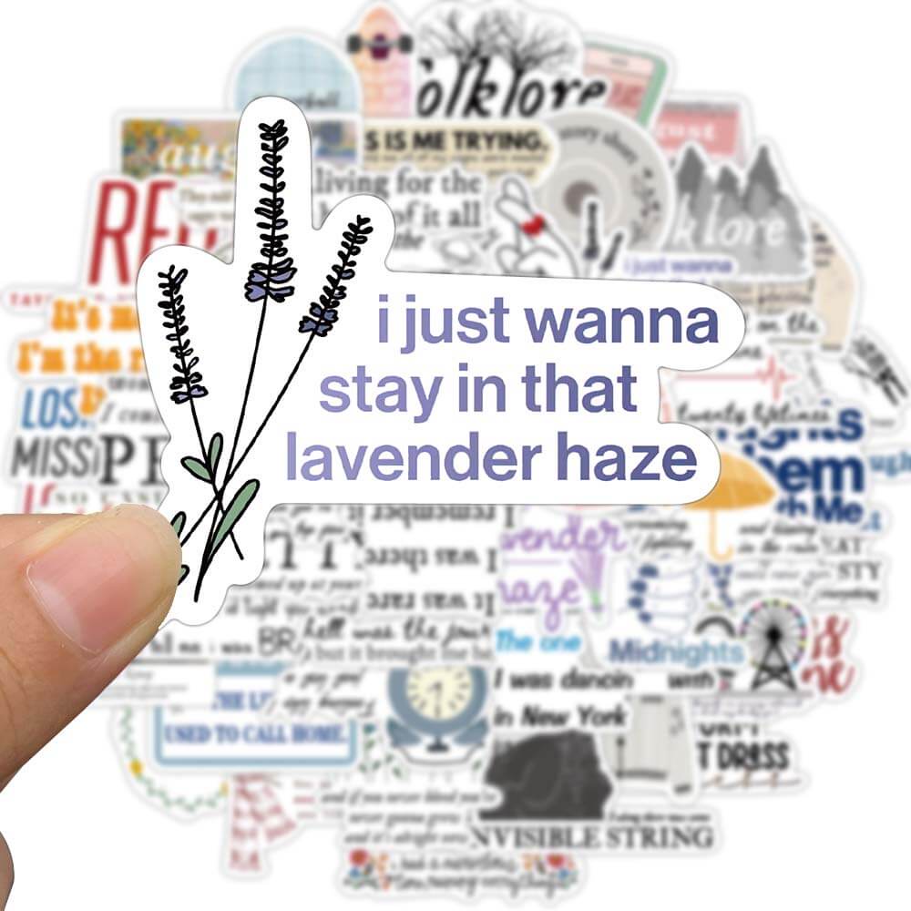 [Large stickers]52PCS Alison Swift Taylor Folk Song Stickers for Laptop ...