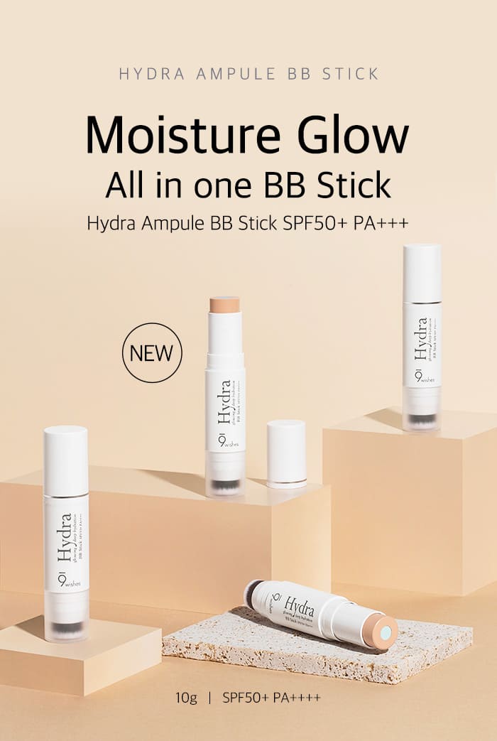 9wishes Hydra Ampule BB Stick SPF50+ PA+++ | Shopee Philippines