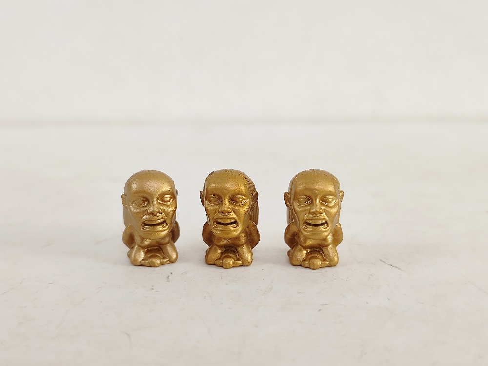 1.5cm 3pcs/lot Indiana Jones Gold Idols PVC Statue Figure Kid Toy ...