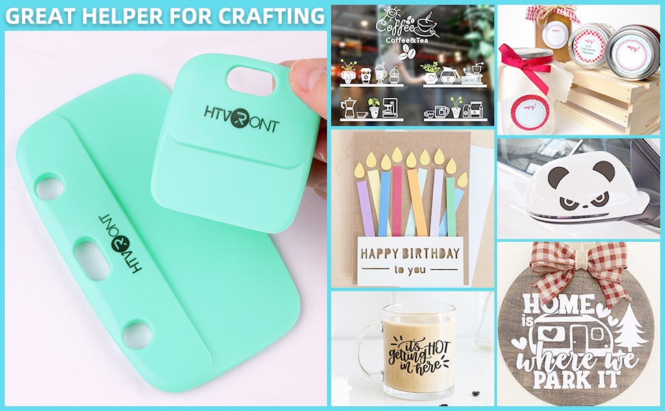 HTVRONT Vinyl Scraper Tools For Craft Weeder Tool Kit Basic Tool ...