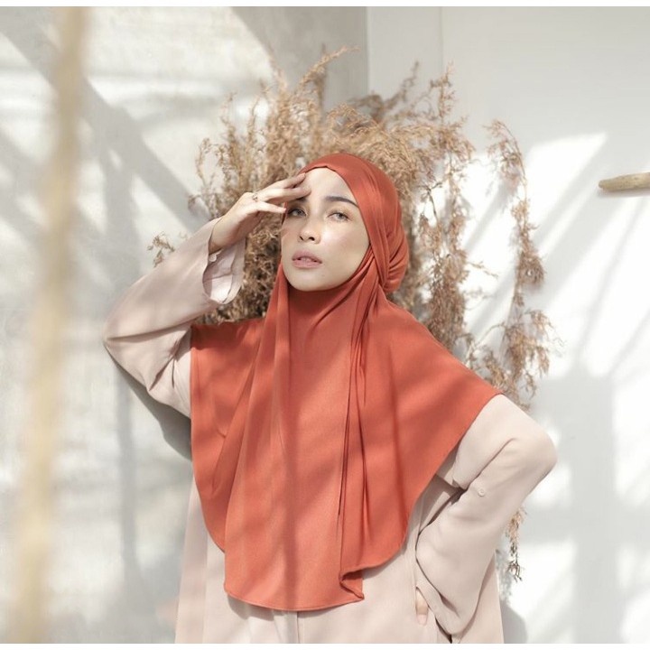 Hijab Bergo Instant French Khimar Veil Tali Aminah Niqab Shari Standard ...
