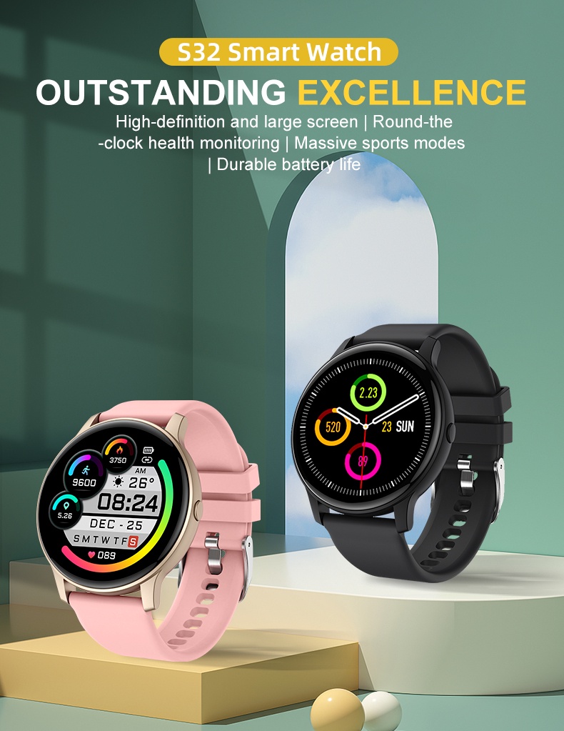 FILIEKEU couple smart watch waterproof Bluetooth sports fitness fashion ...