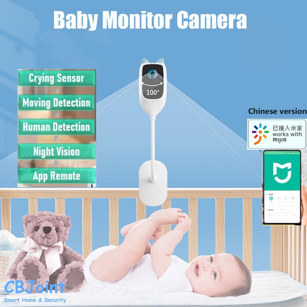 Baby monitor Xiaomi Mi home Xiaovv baby minitor camera for kids V380 ...