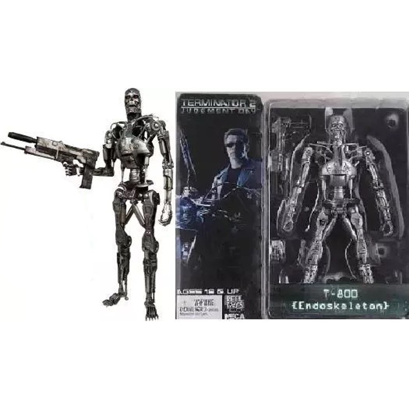 9 Style NECA The Terminator T-800 T-1000 Endoskeleton Arnold ...