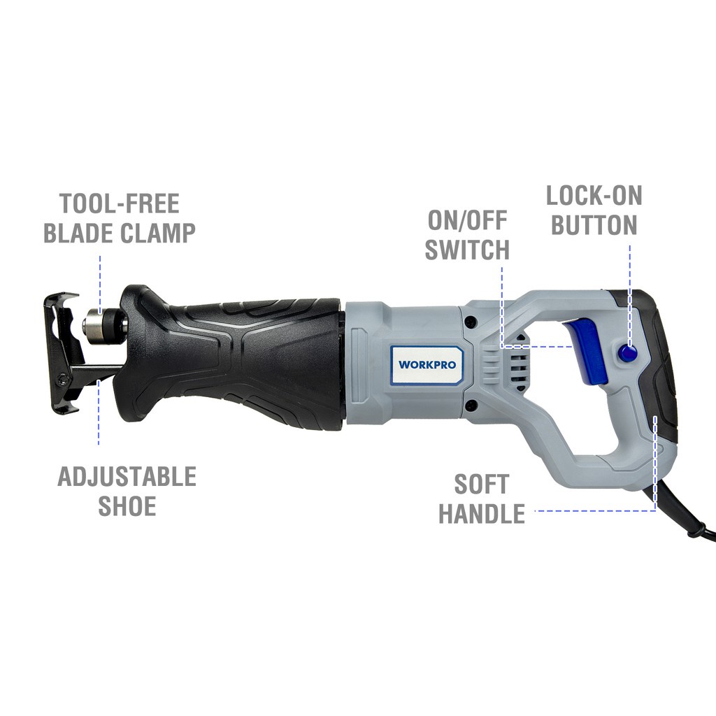 Workpro Electric Saw 710w Reciprocating For Wood Metal Cutting Diy ...