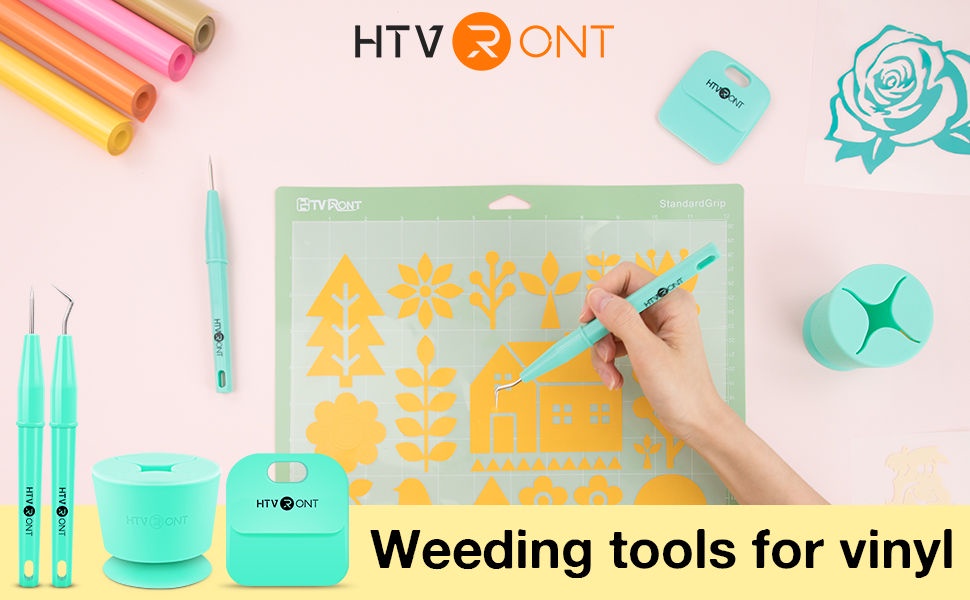 HTVRONT 4 Pack Green Scrap Collector Craft Weeding Tool Kits For Vinyl Transfer Cricut | Shopee ...
