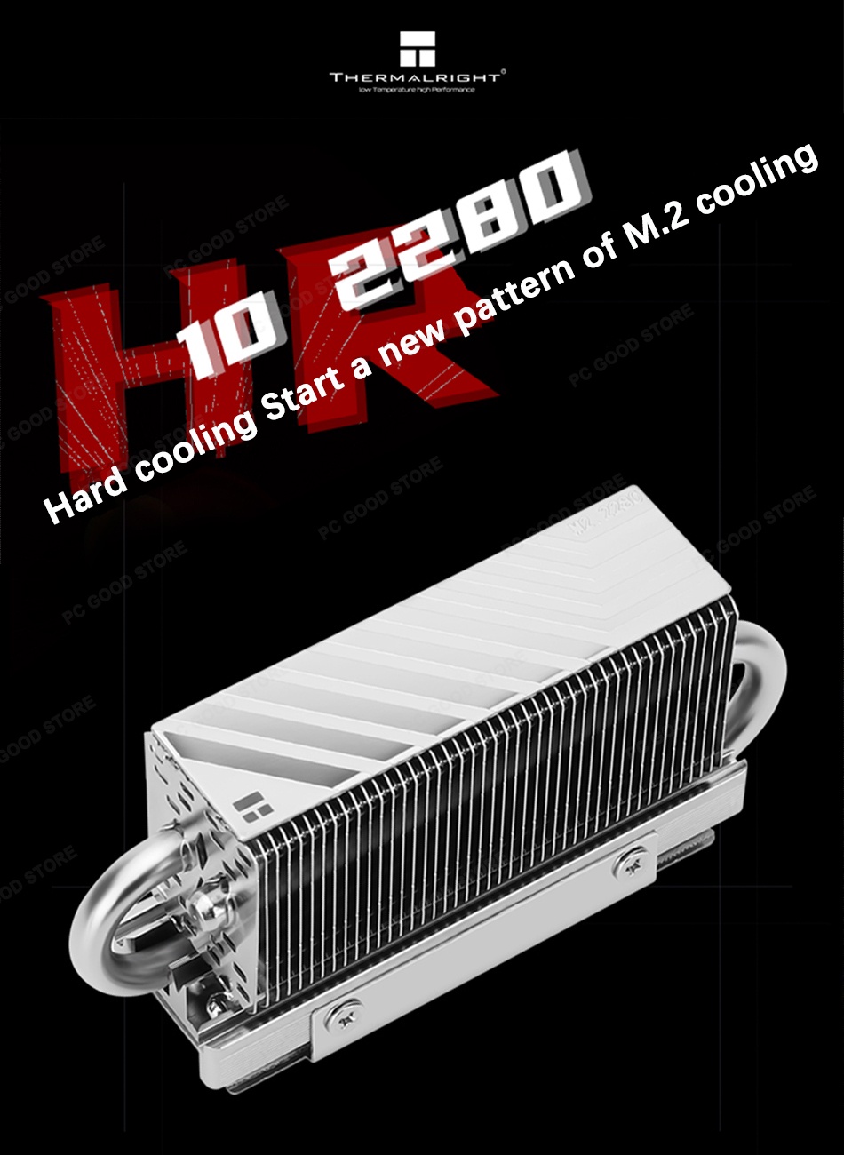 Thermalright HR-10 2280 M.2 Solid State Drive Heat Sink AGHP 5mm Double ...