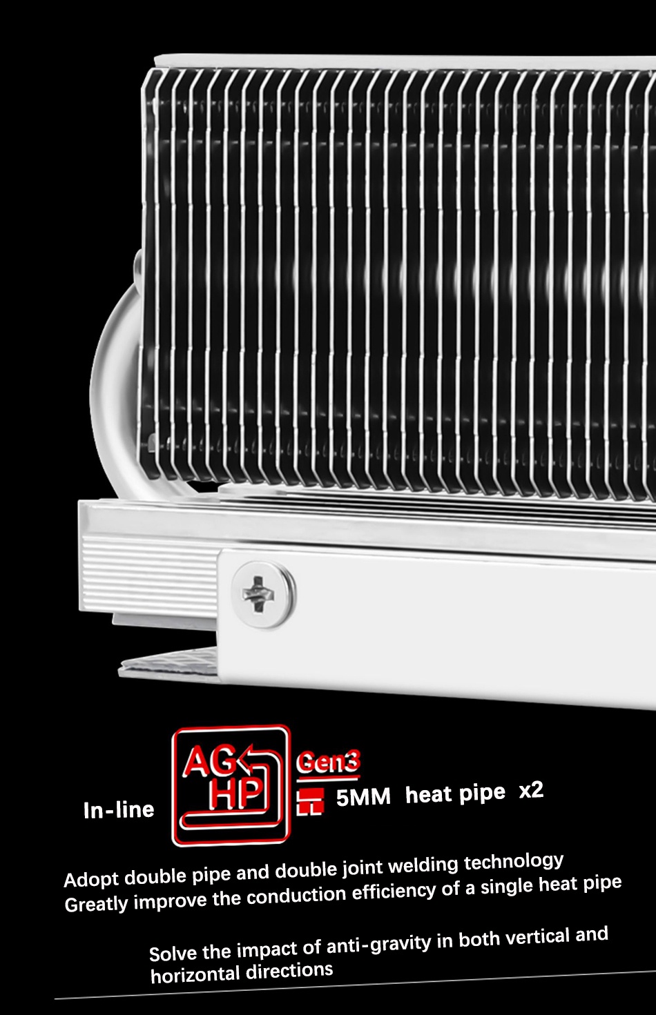 Thermalright HR-10 2280 M.2 Solid State Drive Heat Sink AGHP 5mm Double ...