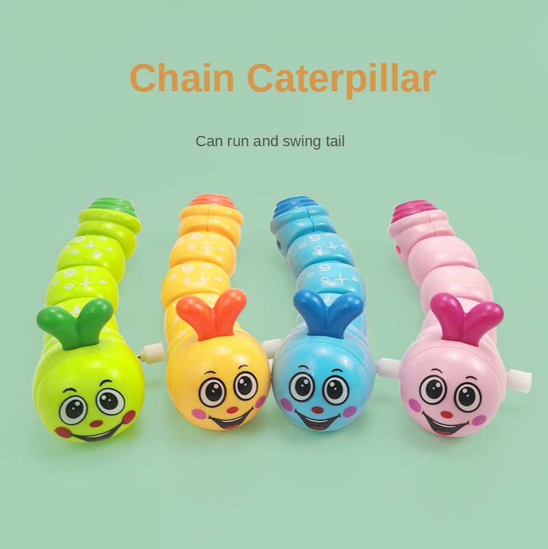 New Rainbow Caterpillar Winding Caterpillar Clockwork Swing Toys ...