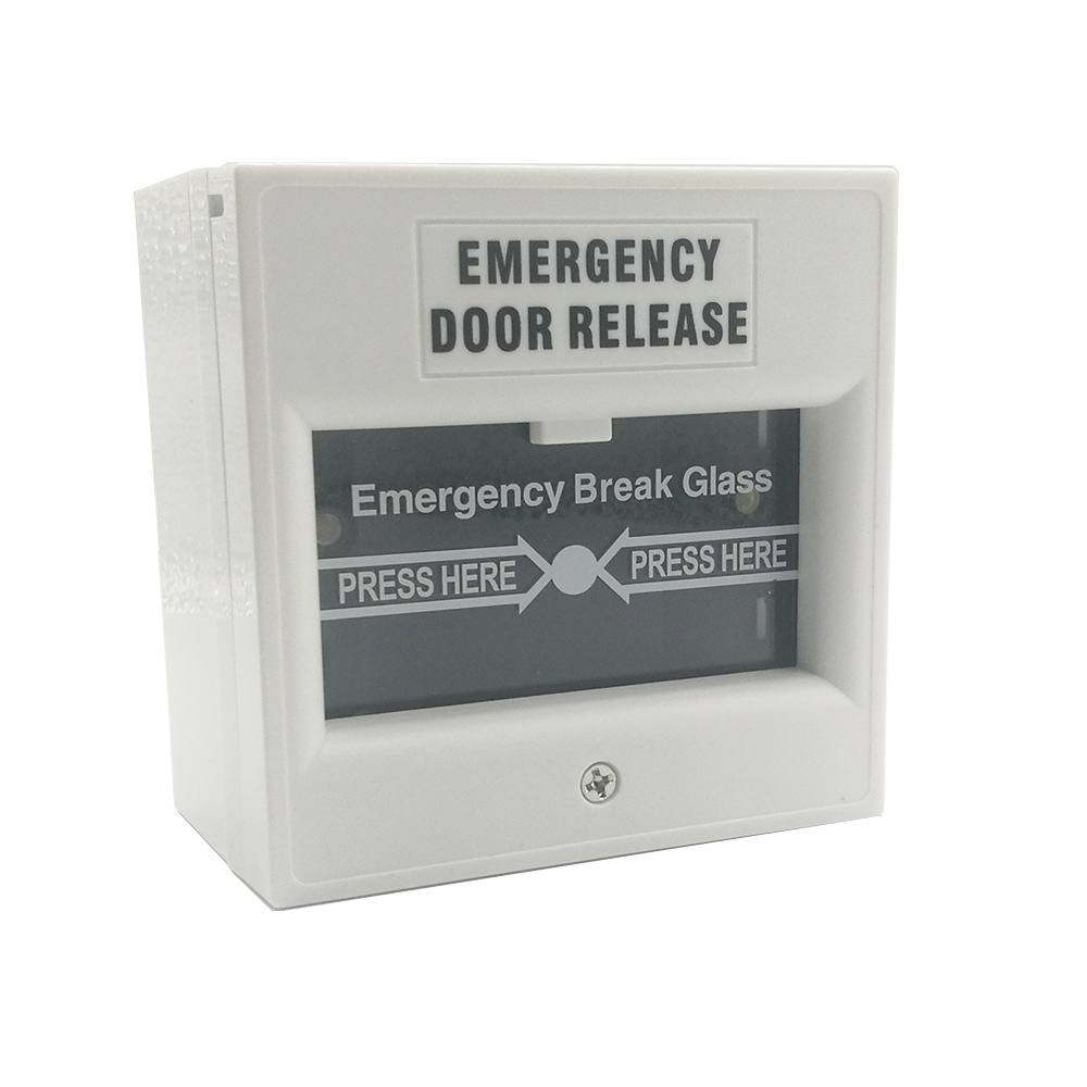 Wired Fireproof Button Break Glass Fire-Proof Material Emergency Door ...