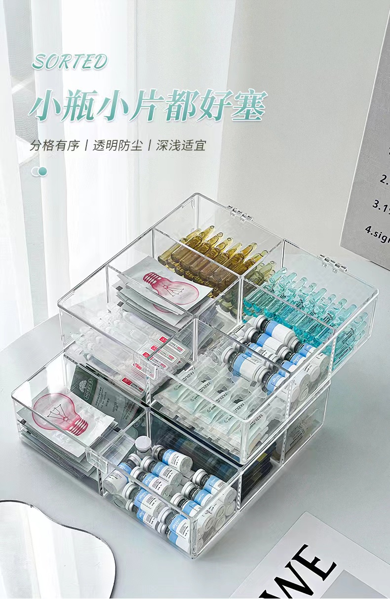 High-capacity Ampoule Storage Box Acrylic Multigrid Secondary Essence ...