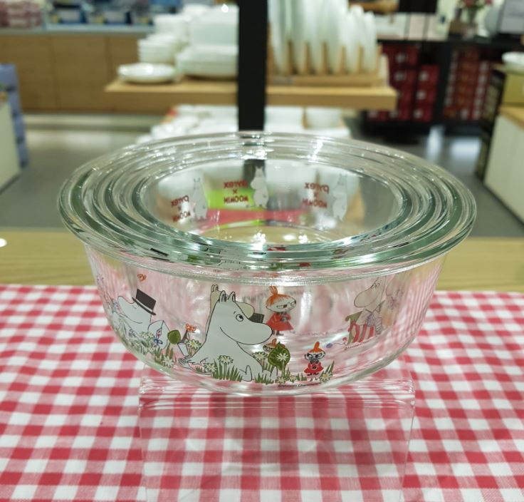 Pyrex x Moomin Air Tight Food Container Round Square Rectangle Storage | Shopee Philippines