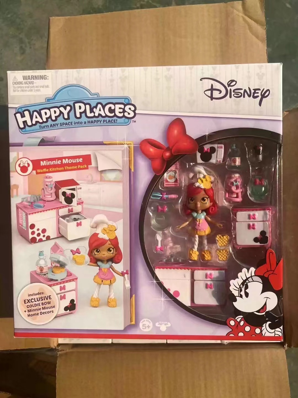 Shopkins Happy Places Disney Season 1 Minnie Mouse Waffle Kitchen Theme ...