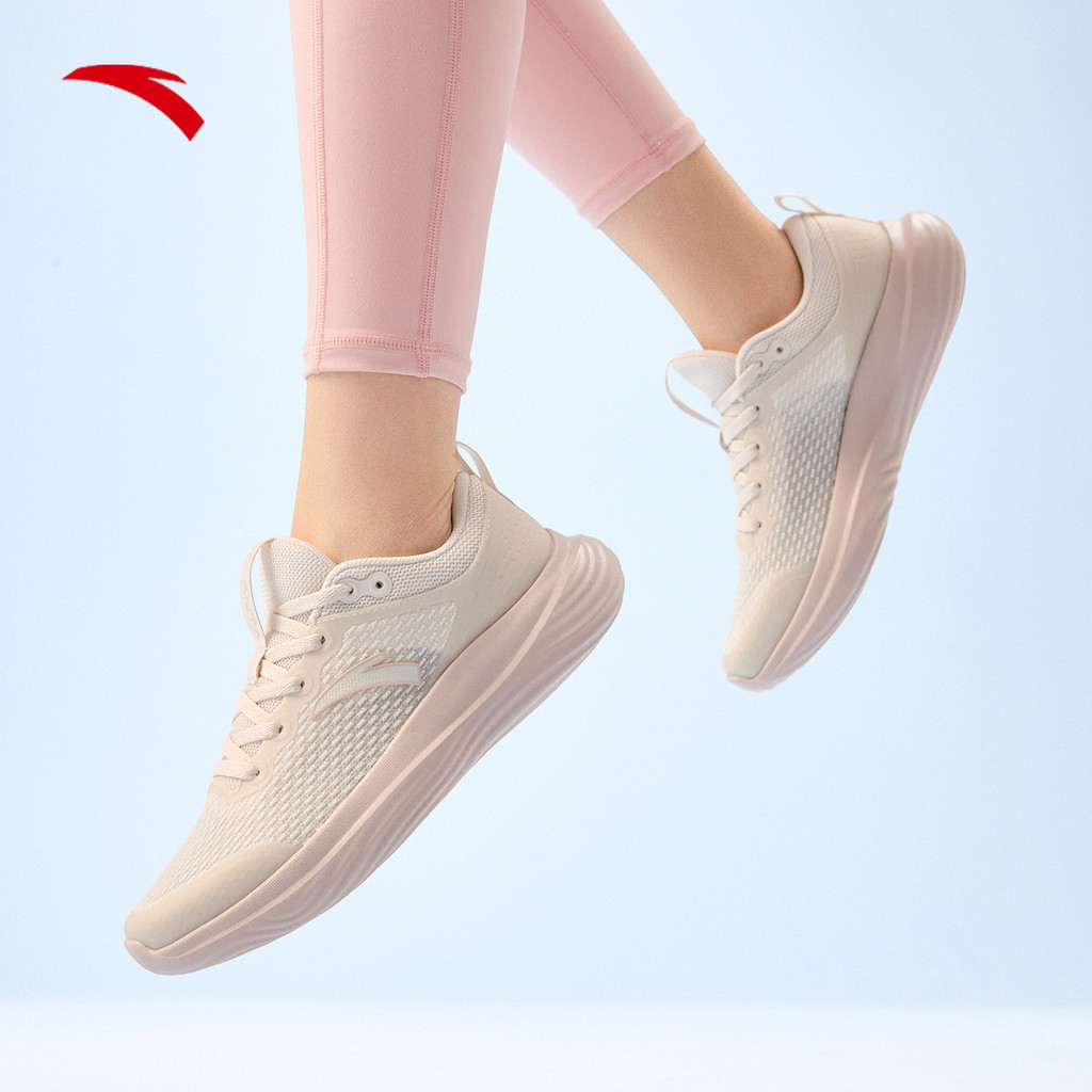ANTA Women Basic Walking Cross Training Shoes 1224B7792-2 Sediment Grey ...